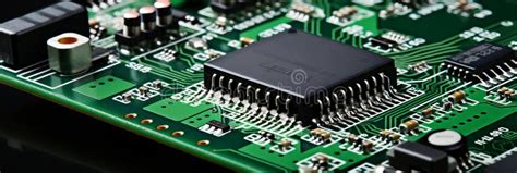 Exploring The Intricate Details Of A Printed Circuit Board In
