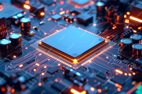 Premium Photo 3d Rendered Illustration Microchip Architecture Such As