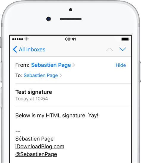 How To Create Html Email Signatures On Iphone Or Ipad