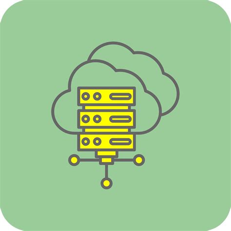Cloud Computing Filled Yellow Icon 42839901 Vector Art At Vecteezy