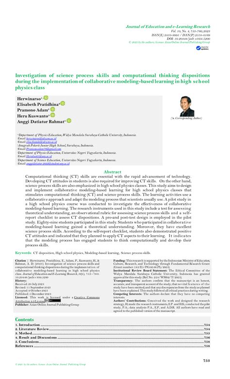 Pdf Investigation Of Science Process Skills And Computational