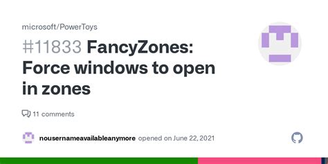 Fancyzones Force Windows To Open In Zones · Issue 11833 · Microsoft
