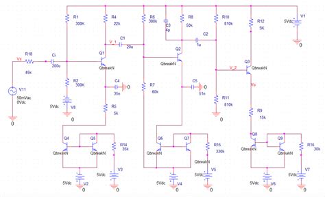 analog input and output resistance in voltage amplifier design