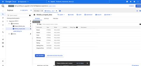 Building Data Warehouse Using Google Big Query Analytics Vidhya