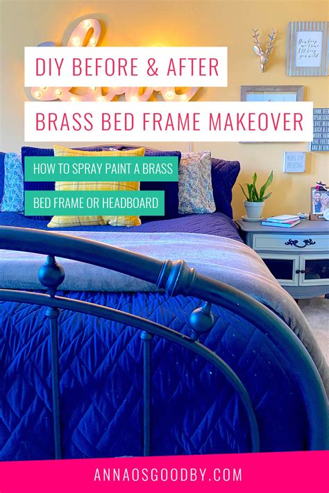 Diy Before And After Brass Bed Frame Makeover — Anna Osgoodby Life Biz Seattle Lifestyle