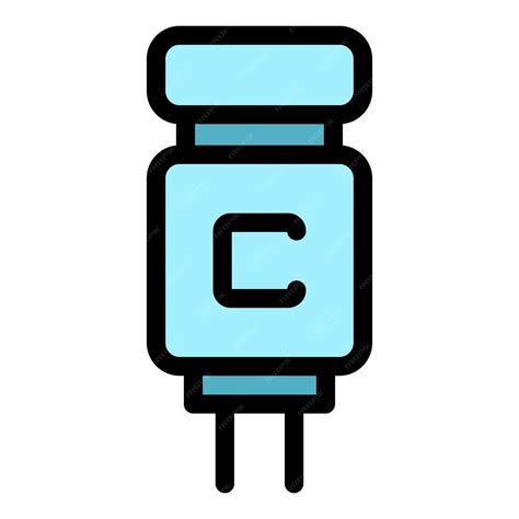 Premium Vector Capacitor Diode Icon Outline Capacitor Diode Vector