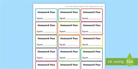 Homework Pass Stickers Teacher Made Twinkl Homework Pass Stickers Teacher Made Twinkl
