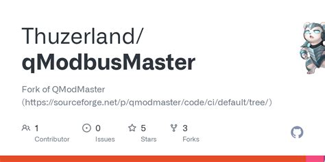 GitHub Thuzerland QModbusMaster Fork Of QModMaster Https Sourceforge Net P Qmodmaster Code