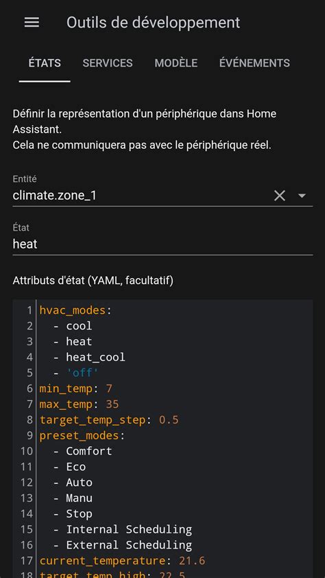 Thermostat Configuration Home Assistant Community