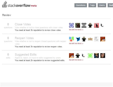 put a link back to the main site review page on the meta site review page meta stack overflow