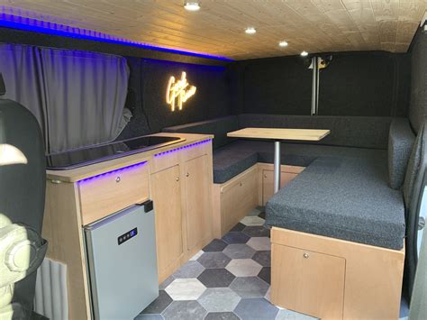 2015 Vauxhall Vivaro Lwb U Shape System Campervan Double Bed Quirky