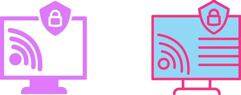 Wifi Security Icon Vector Art At Vecteezy