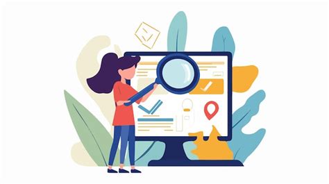 usability testing flat illustration concept quality assurance premium