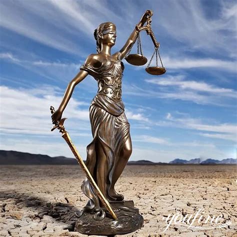 Antique Bronze Lady Justice Statues Art Youfine Bronze Sculpture