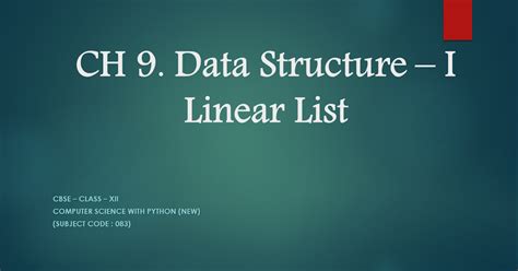 Class Xii Computer Science With Python Class Xii Cspython Ch9