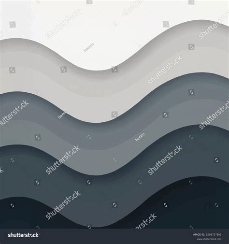 Vector Illustration Monochrome Wave Pattern Use Stock Vector Royalty Free 2506727503