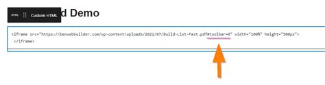 How To Embed PDF On Webpage Work For Any Page Builders Ben The Web Builder
