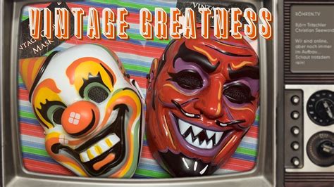 Spirit Halloween Vintage Masks Review Youtube