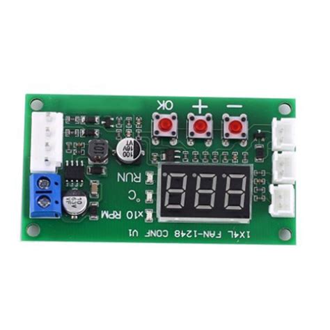 Dc 12v 24v 48v 5a 2 3 4สาย Pwm พัดลมมอเตอร์เครื่องควบคุมความเร็ว