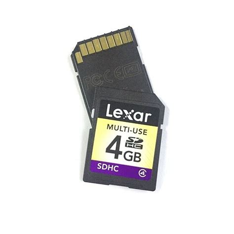 4gb Lexar Sd Sdhc Sd C4 4g Secure Digital Class 4 Memory Card For