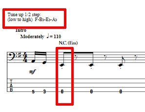 Alternate Tuning Notation Question Theory BassBuzz Forum