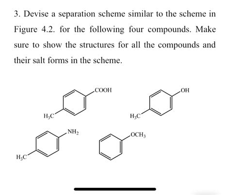 Solved Devise A Separation Scheme Similar To The Scheme In