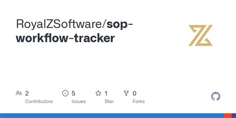 github royalzsoftware sop workflow tracker