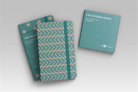 Free Notebook Mock Up In PSD Free PSD Templates