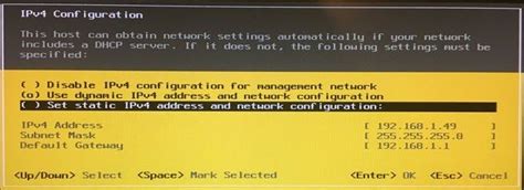 How To Configure Vmware Esxi With A Static Ip Address