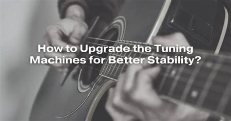 How To Upgrade The Tuning Machines For Better Stability All For Turntables