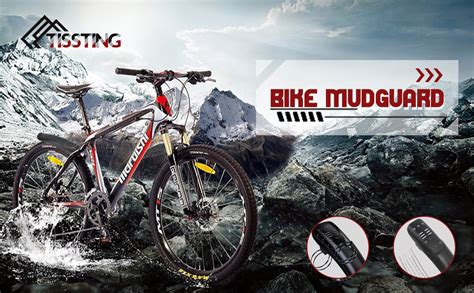 Tissting Bike Mudguard For 26 27 5 29 Inch Mtb Road Bike Black Front Rear Universal Bicycle