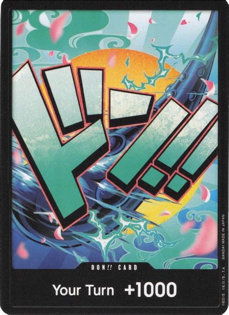 Don Card Uta Premium Booster The Best One Piece Card Game