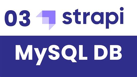 Setup Mysql Db For Strapi With Xampp Strapi Tutorial In Hindi 3 Youtube