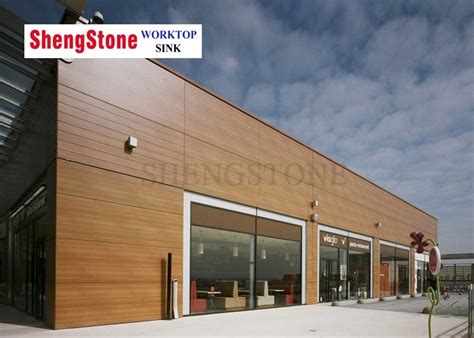 Phenolic Resin Exterior Wall Cladding Compact Hpl Panels High Pressure Laminate Panels