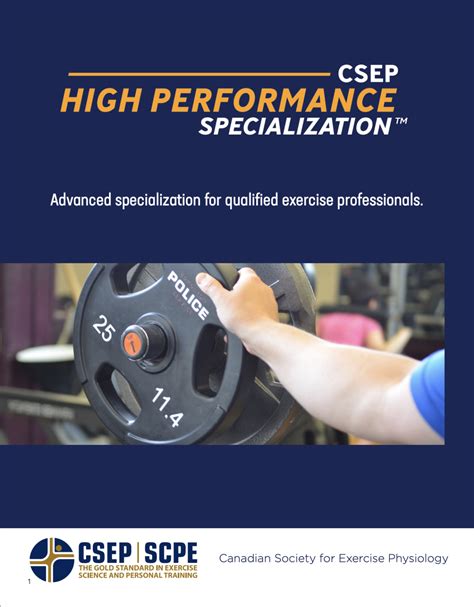 CSEP High Performance Specialization Canadian Society For Exercise Physiology CSEP
