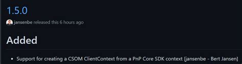 Getting The ClientContext From PnPContext Pnp Pnpcore Discussion 476 GitHub