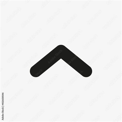 Up Arrow Icon Scroll Up Jump To Top Button Sign For Website And