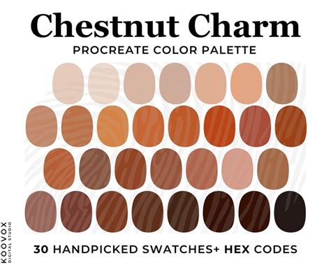 Skin Tone Color Palette For Procreate Anime Procreate Swatches Hex Codes Procreate Palette