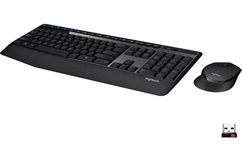 Amazon In Buy Logitech MK Wireless Keyboard And Mouse Set Full Sized Keyboard With Palm Rest