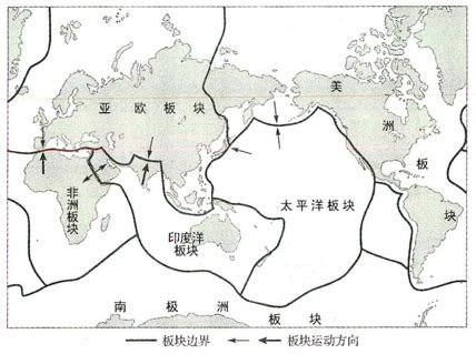 浙教版科学中考复习优中选优 地理 第03节 地球板块和地形图 在线组卷