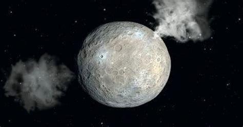 수증기 내뿜는 소행성 신비로운 우주의 세계