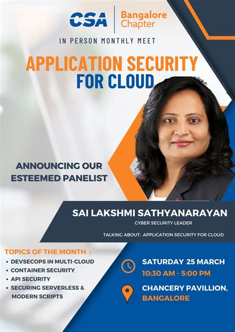 Cloud Security Alliance Bangalore Chapter On Linkedin Csa