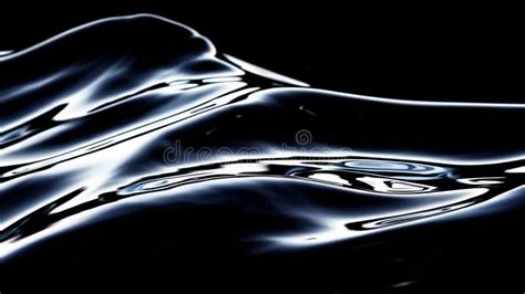 Reflective Surface Of Dark Water In Motion Abstract Fluid Texture Serenity And Nature Concept