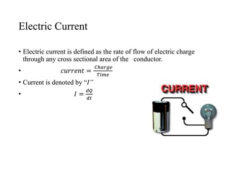 Current Current Density Equation Of Continuity PPTX Physics Science