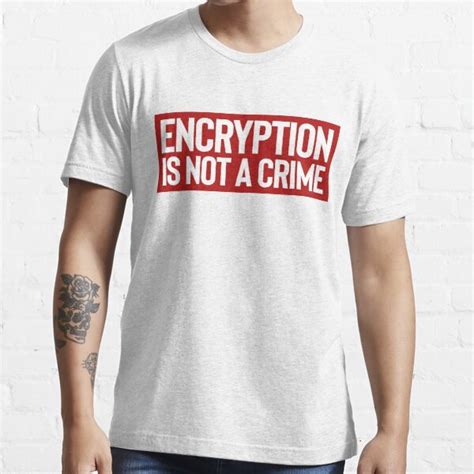Encryption Is Not A Crime Art Coder Programmer Computer T Shirt For