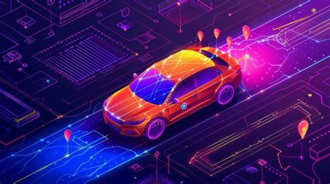 premium photo landing page for car tracker app map based geolocation