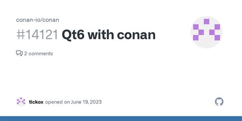 qt6 with conan · issue 14121 · conan io conan · github