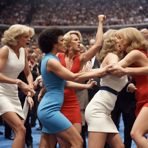 Catfight In Very Short Sleeveless Dresses With Hig By Renhab On Deviantart