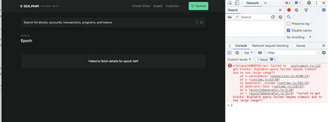 Explorer Epoch Details Missing For Testnet Issue 213 Solana Labs