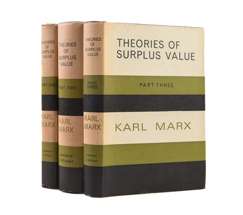 Theories Of Surplus Value By Marx Karl 1963 Maggs Bros Ltd Aba Ilab Pbfa Ba